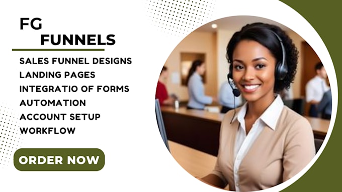 Setup fg funnels sales funnel landing page and automation setup by ...