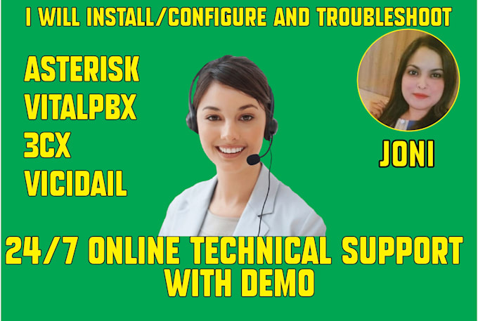 Install setup troubleshoot asterisk vicidial 3cx vitalpbx by Junaid_jona | Fiverr