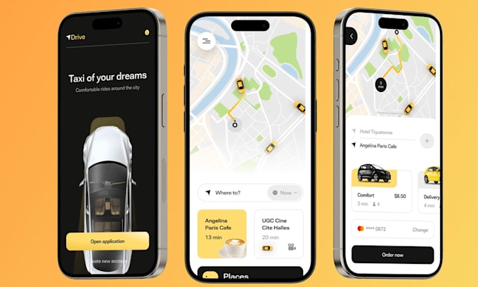 Develop taxi booking app, uber like app, and car rental app turo clone ...
