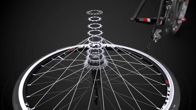 Create assembly 3d bicycle animation exploded view and 3d product ...
