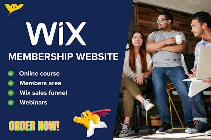 Do wix website design, membership website, wix redesign members area ...