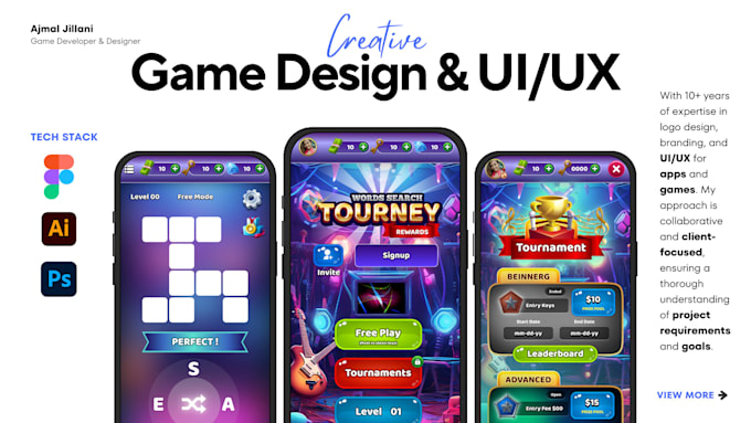 Create high quality 2d game graphics and perfect game ui for android ...