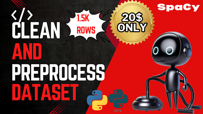 Clean, visualize and preprocess dataset in python by Shafqat_0 | Fiverr