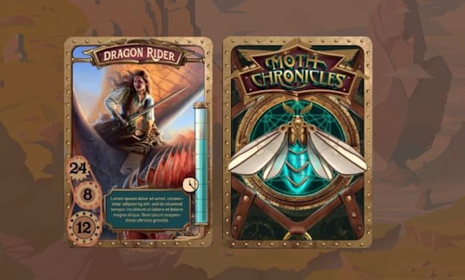 Create custom card game design by Luqmanu0 | Fiverr