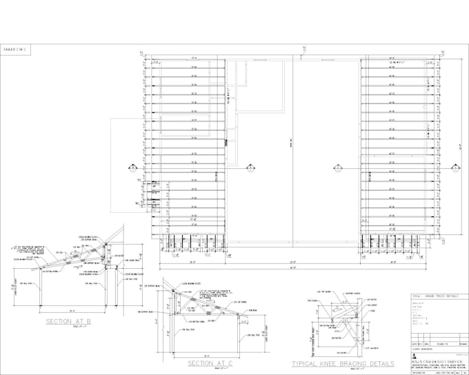 Do detailed truss and framing structure shop drawings by ...