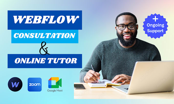 Be your online webflow tutorial expert, webflow consultation, webflow teacher by Gideonbest001 ...