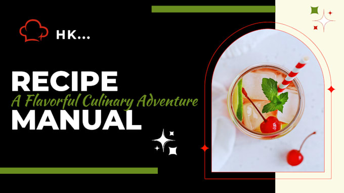 Design your custom recipe manual by Graphic_hk | Fiverr