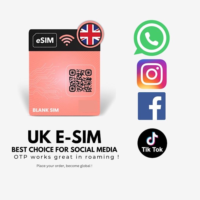 Activate your uk esim by Cellxe | Fiverr