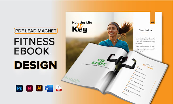 Design health fitness ebook workout plan pdf lead magnet freebie ebook ...