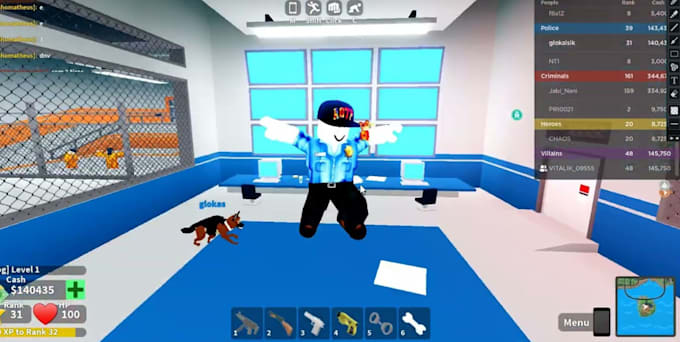 Script any system on roblox,maps,roblox game, gui,3d model,lua,ugc ...