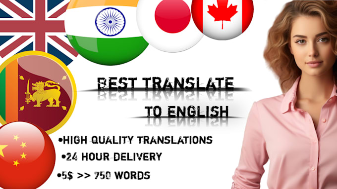 Best translate german ,spanish,sinhala ,korean and japanese by ...