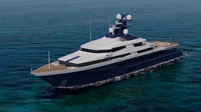 Render realistic 3d boat animation, 3d yatch design, 3d boat ferry, 3d ...