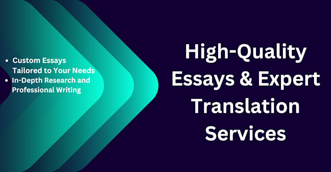 Write professional essays and translate languages by Hishansandaru | Fiverr