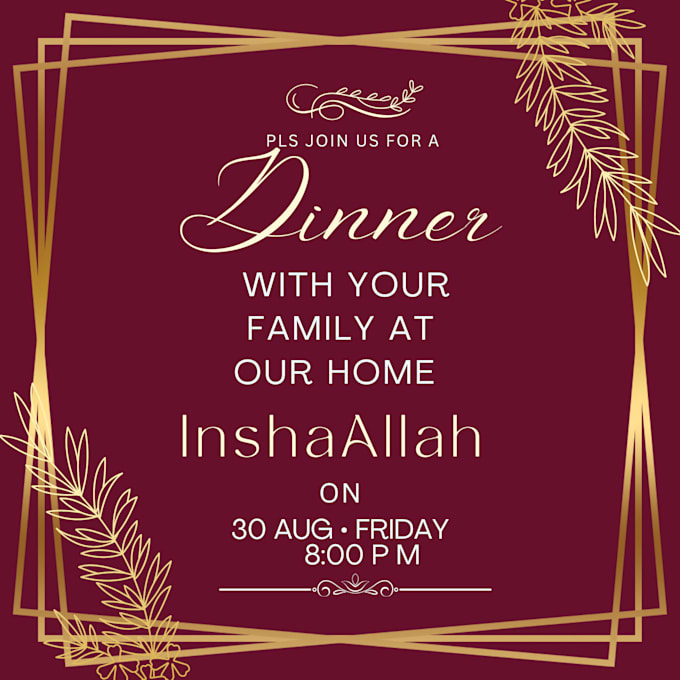 Create digital invitation card design by Yashaa215 | Fiverr