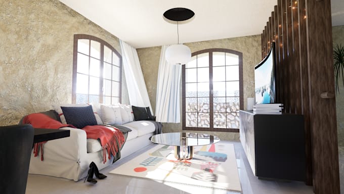 Make renders for your architectural projet by Azsecond | Fiverr
