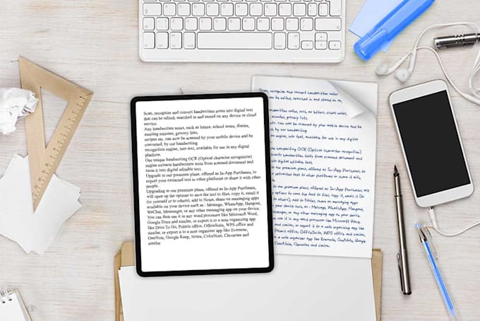 Turn handwritten documents into digital files by Praxisautomatic | Fiverr