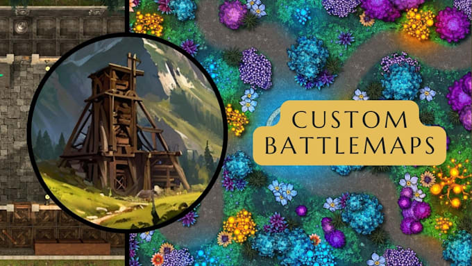 Design battlemaps for your tabletop game by Ttrpg_inspire | Fiverr