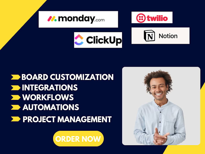 Set up workspace, asana, clickup, monday crm notion etsy by Rufustechy | Fiverr