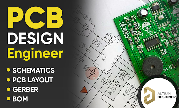 Create schematics diagram and pcb board in altium software by ...