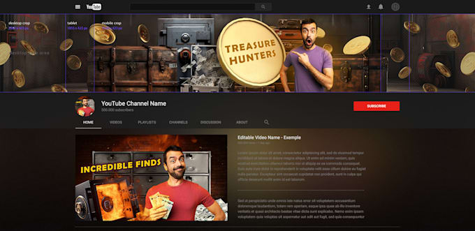 Design youtube banners, headers, thumbnails, covers by Alona_bateniuk | Fiverr