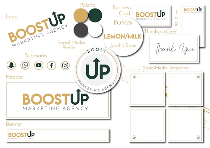 Create a cohesive brand identity with logo design for your business by ...