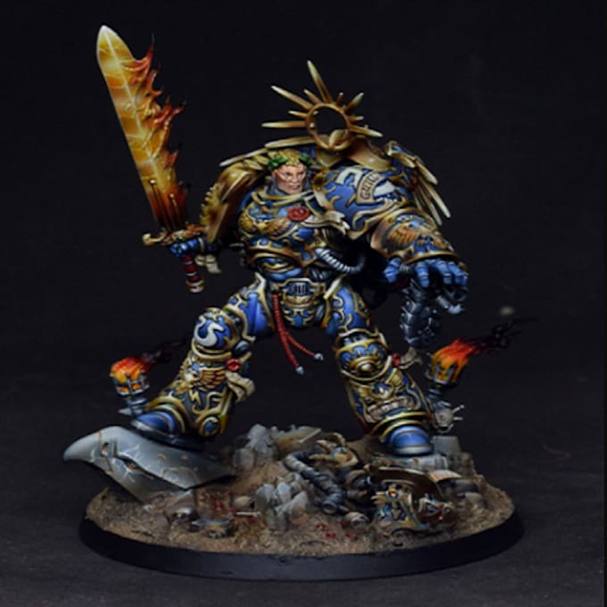 Create and paint warhammer, dnd, 3d miniatures model for table top ...