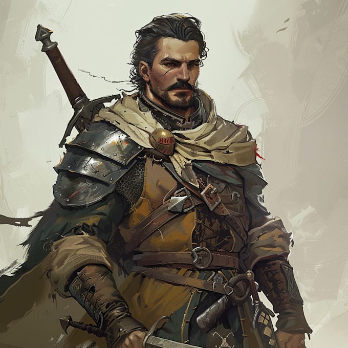 Draw a dnd character art and dnd character design by Shebilewra | Fiverr