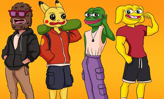 Create meme coin amination, crypto animation, 2d meme token animation ...