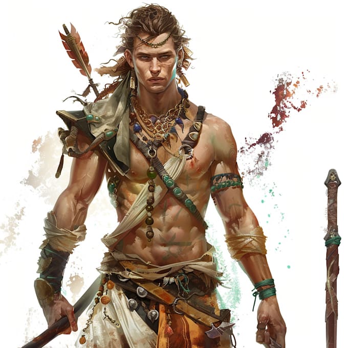 Build a fantastical character for dnd character illustration by ...