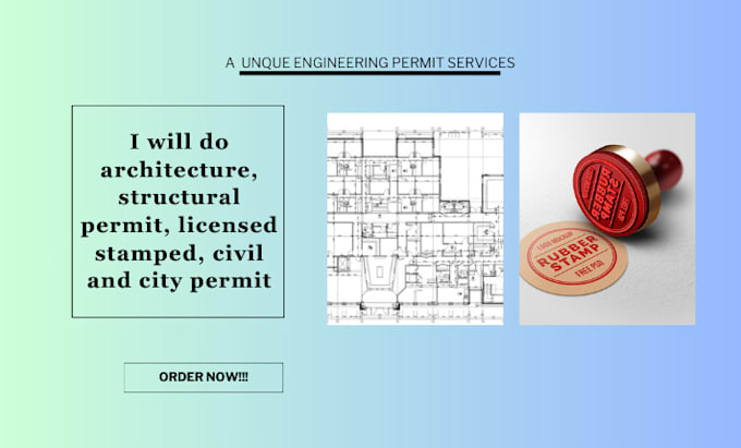 Do architecture, structural permit, licensed stamped, civil and city ...