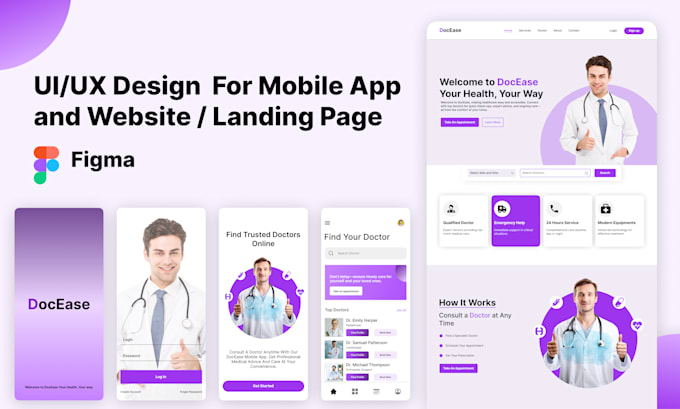 Do awesome figma ui ux design with smart animation by Aliabdullah456 ...