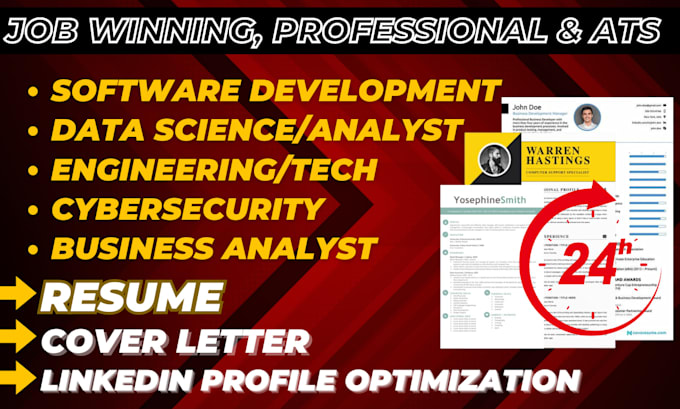 Resume for data science, software developer, data analyst ...