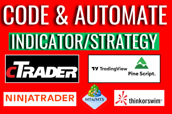 Develop automated trading bot for mt4, mt5, ctrader ninja trader ... Develop automated trading bot for mt4, mt5, ctrader ninja trader ...