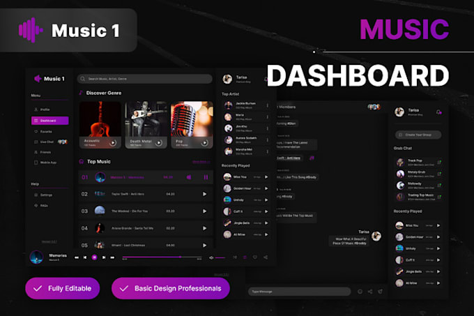 Build music streaming app, music player, radio app with encrypt and ...