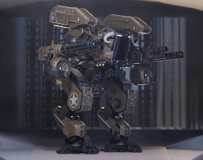 Do hard surface game ready model by Denys_po | Fiverr