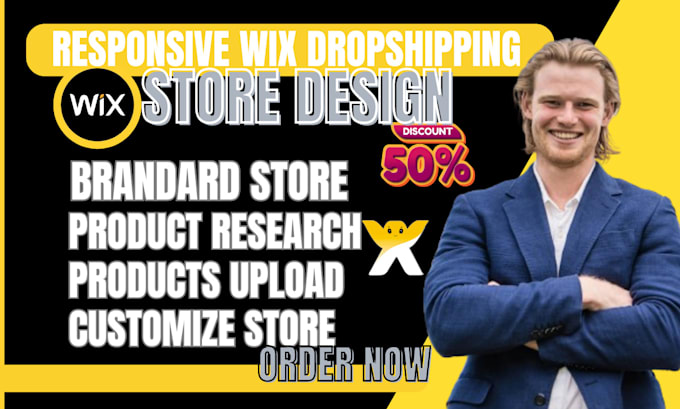 Build a responsive wix drop shipping store wix website design wix store redesign by Samminister ...