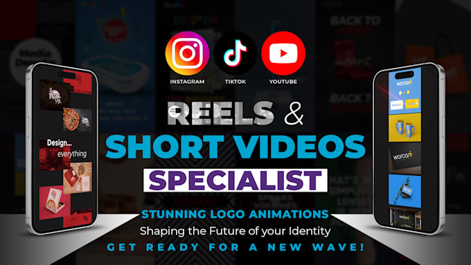 Create stunning reels and logo animations by Gfxengine_2024 | Fiverr
