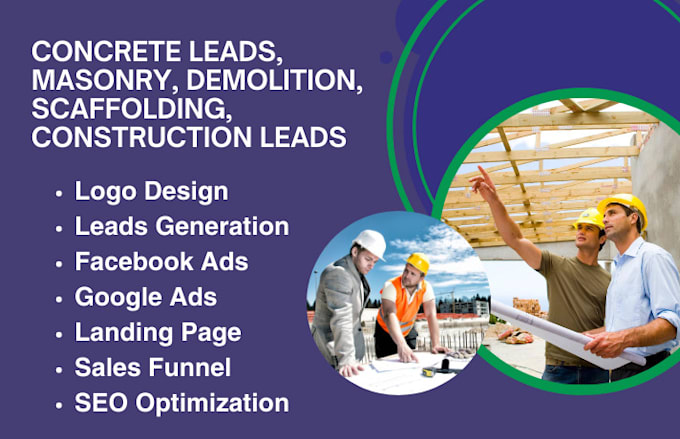 Generate concrete leads, masonry, demolition, scaffolding, construction ...