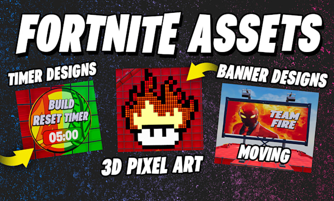 Make custom 3d fortnite creative uefn assets images objects by ...