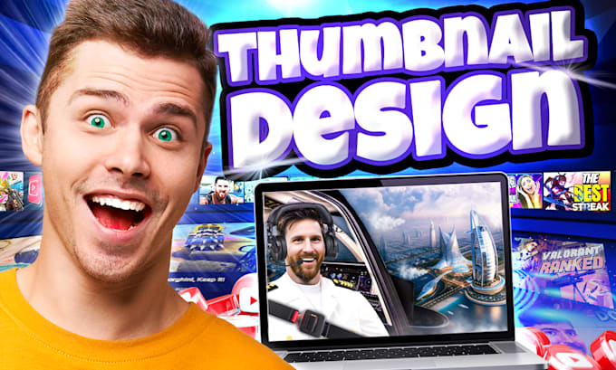 Design viral clickbait amazing youtube thumbnails by Graphics_core24 ...