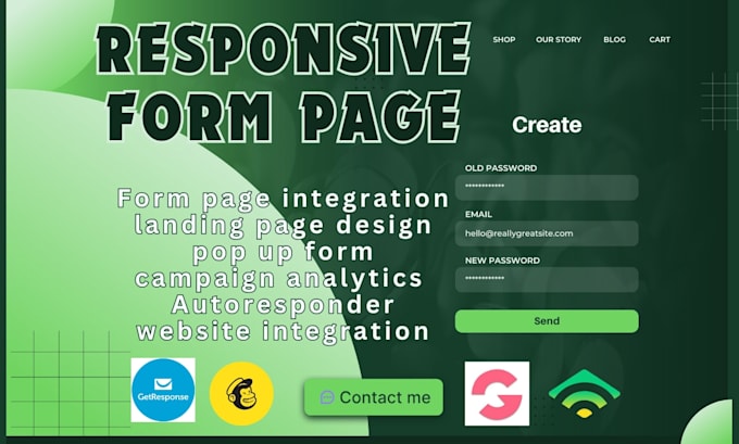 Design klaviyo login form page, landing page, klaviyo integration ...
