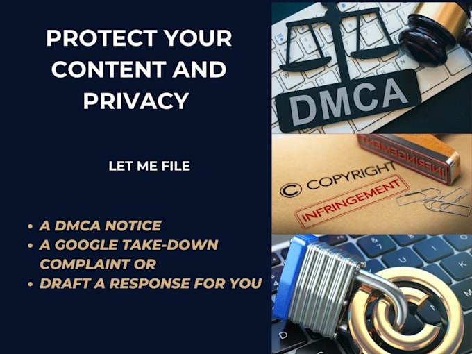Dmca or google takedown complaint filed to protect your ip by Habib_ullah35 | Fiverr