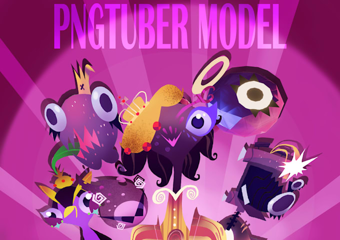 Draw pngtuber models for streaming and video by Eribiagio_art | Fiverr