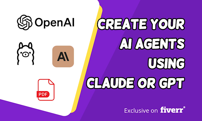 Create your custom ai agents by Colkito | Fiverr