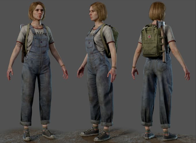 Accurate 3d game model,clean topology, uv mapping, ue5 model, nsfw,epic ...