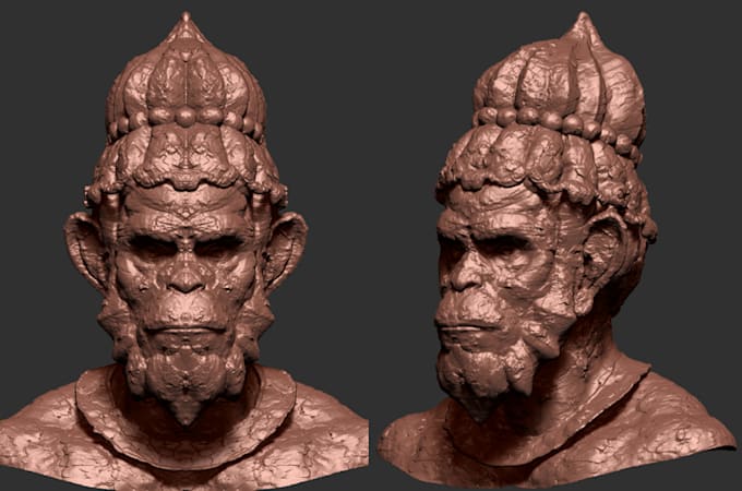 Create professional 3d sculpting for characters, creatures by ...