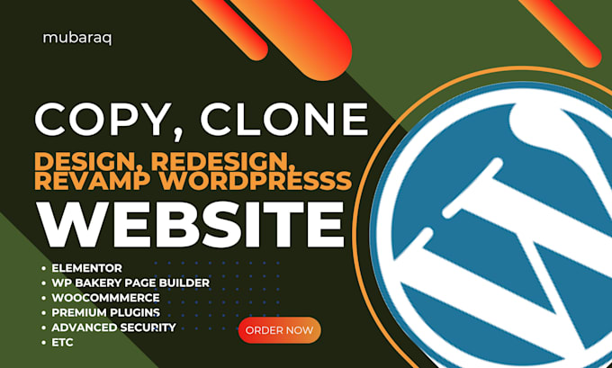 Redesign, revamp edit, build copy update clone or revamp wordpress website by Mubaraq6 | Fiverr