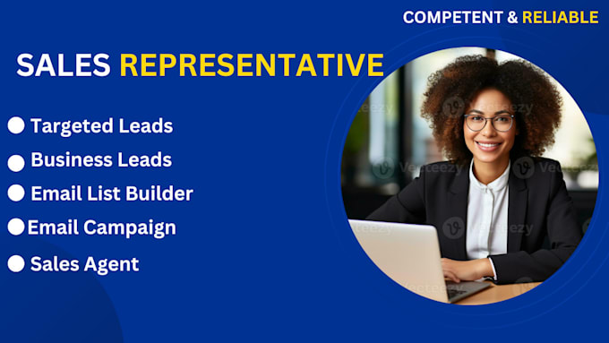 Be your commission, sales representative, sales closer, sales agent by ...