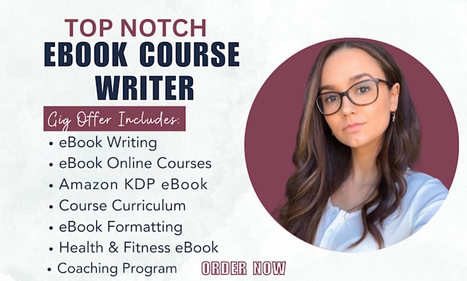 Create online course content, ebook rebrand, health and fitness ebook ...