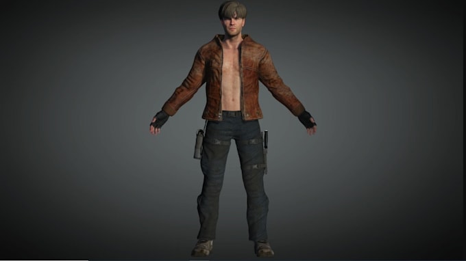 3d character design, 3d stylized character, modular 3d model,topology ...